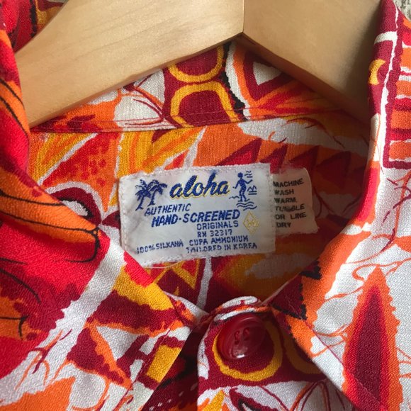 Aloha | Shirts | Vintage Hawaiian Aloha Shirt Circa 9670s Silk | Poshmark